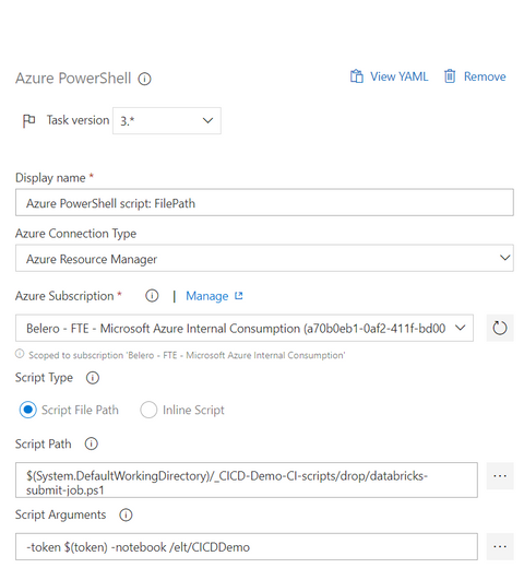 Running an Azure Databricks notebook in a CI/CD release stage | The ...